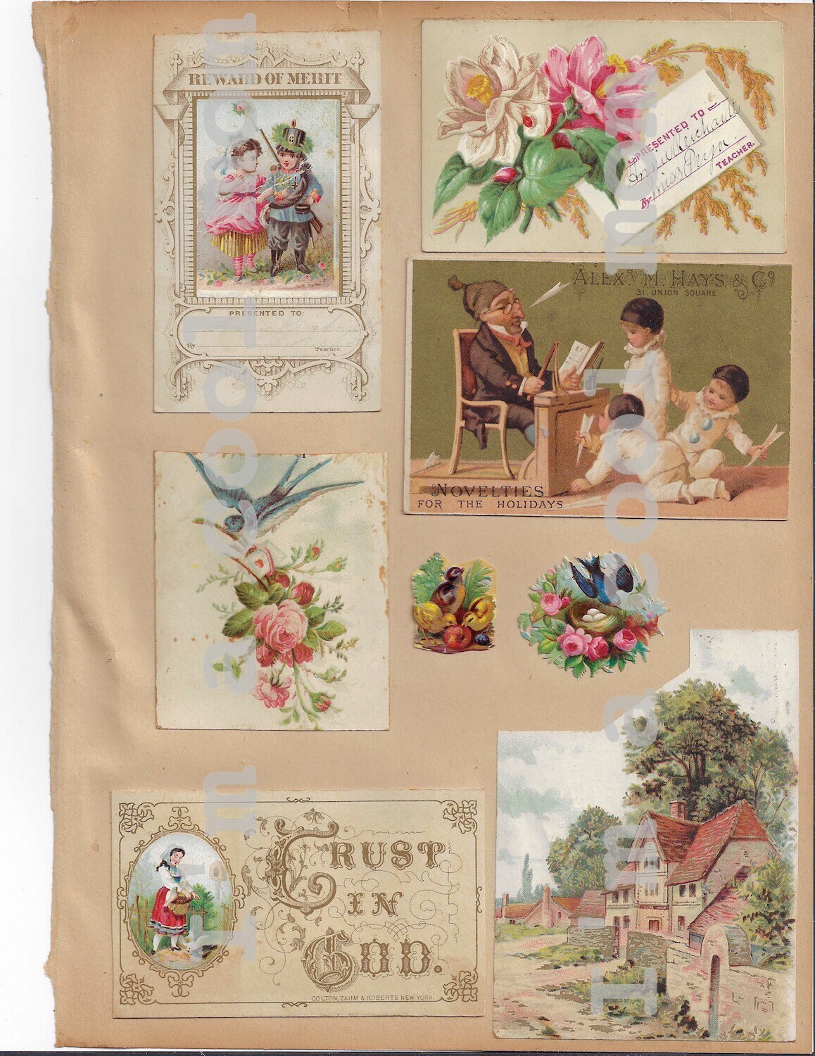Vintage Scrapbook Ephemera Printable / Over 25 Printables / - Etsy