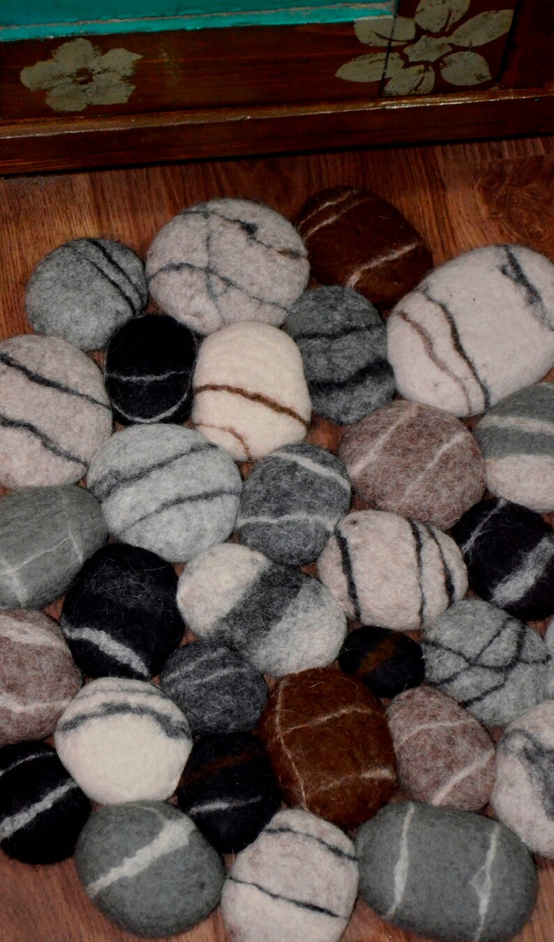 Felt Stone Rug Felt Carpet Felted Wool Stone Felt Stone - Etsy