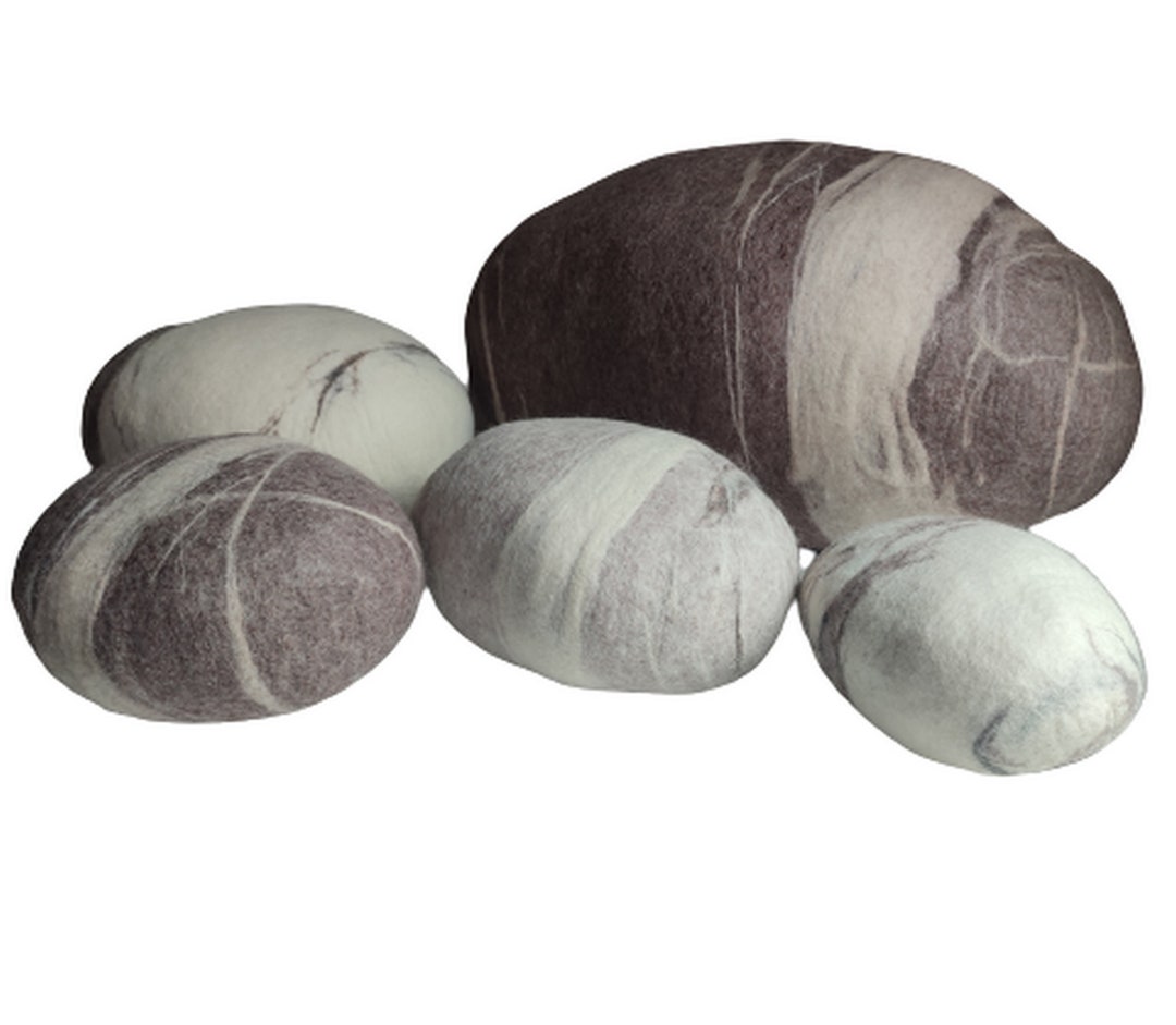Set of 5 Stone Cushions, Floor Cushions, Seat Cushions - Etsy