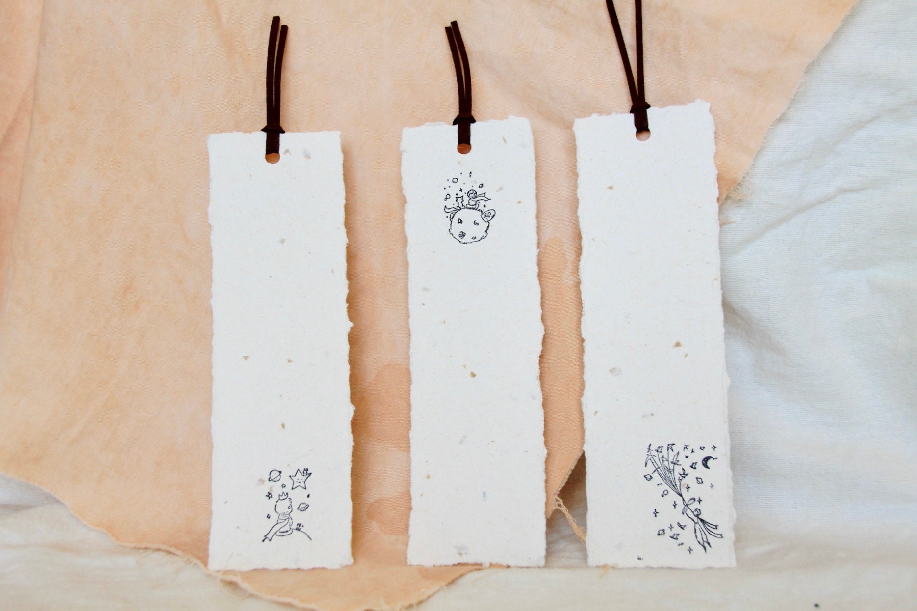 Le Petit Prince Bookmarks the Little Prince Bookmarks Planet | Etsy