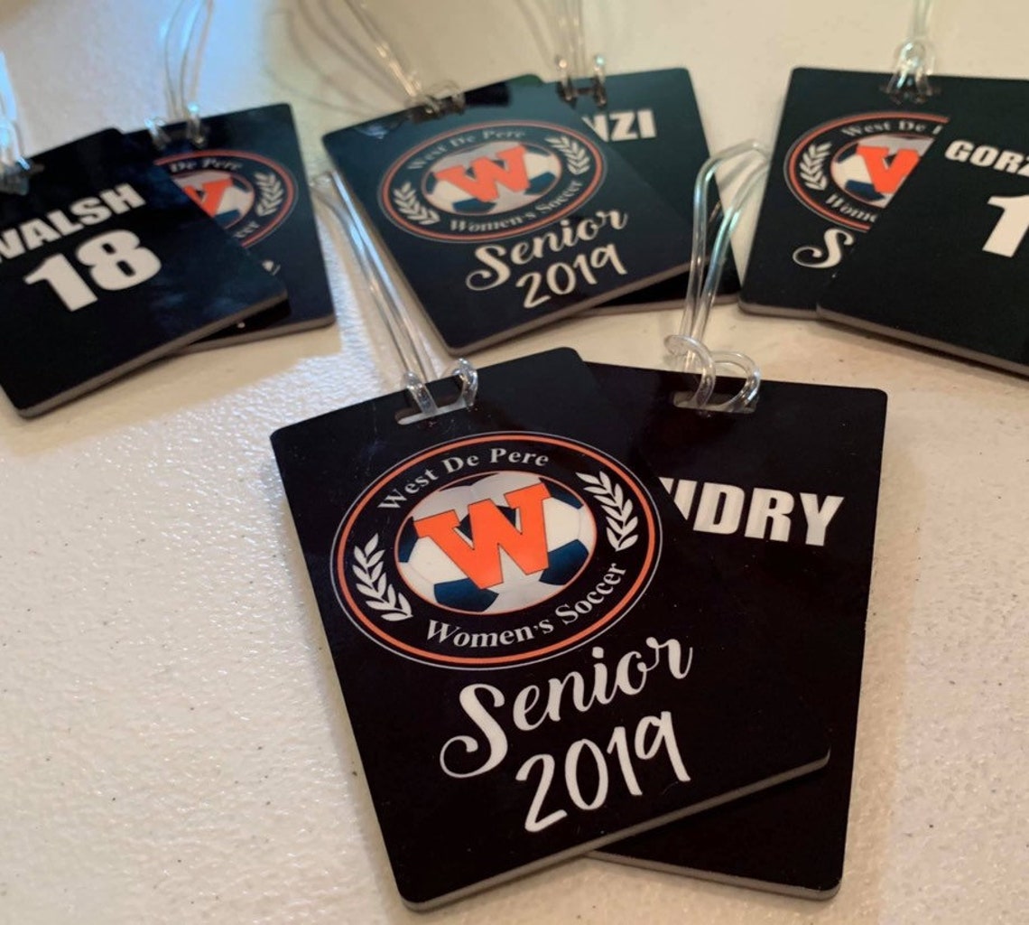 Custom Sublimated Luggage Bag Tags 2.75in X 4in Includes - Etsy