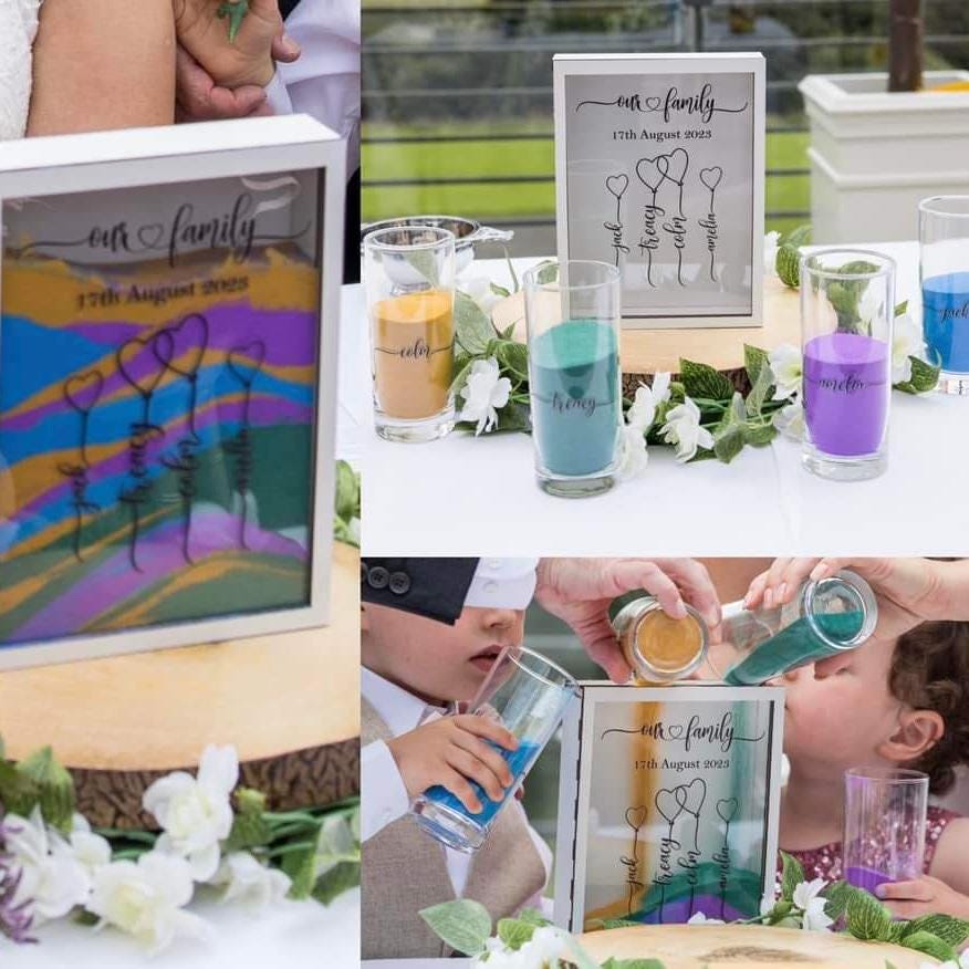 Colored Wedding Sand: Unity Ceremony, Centerpiece Decor - Etsy