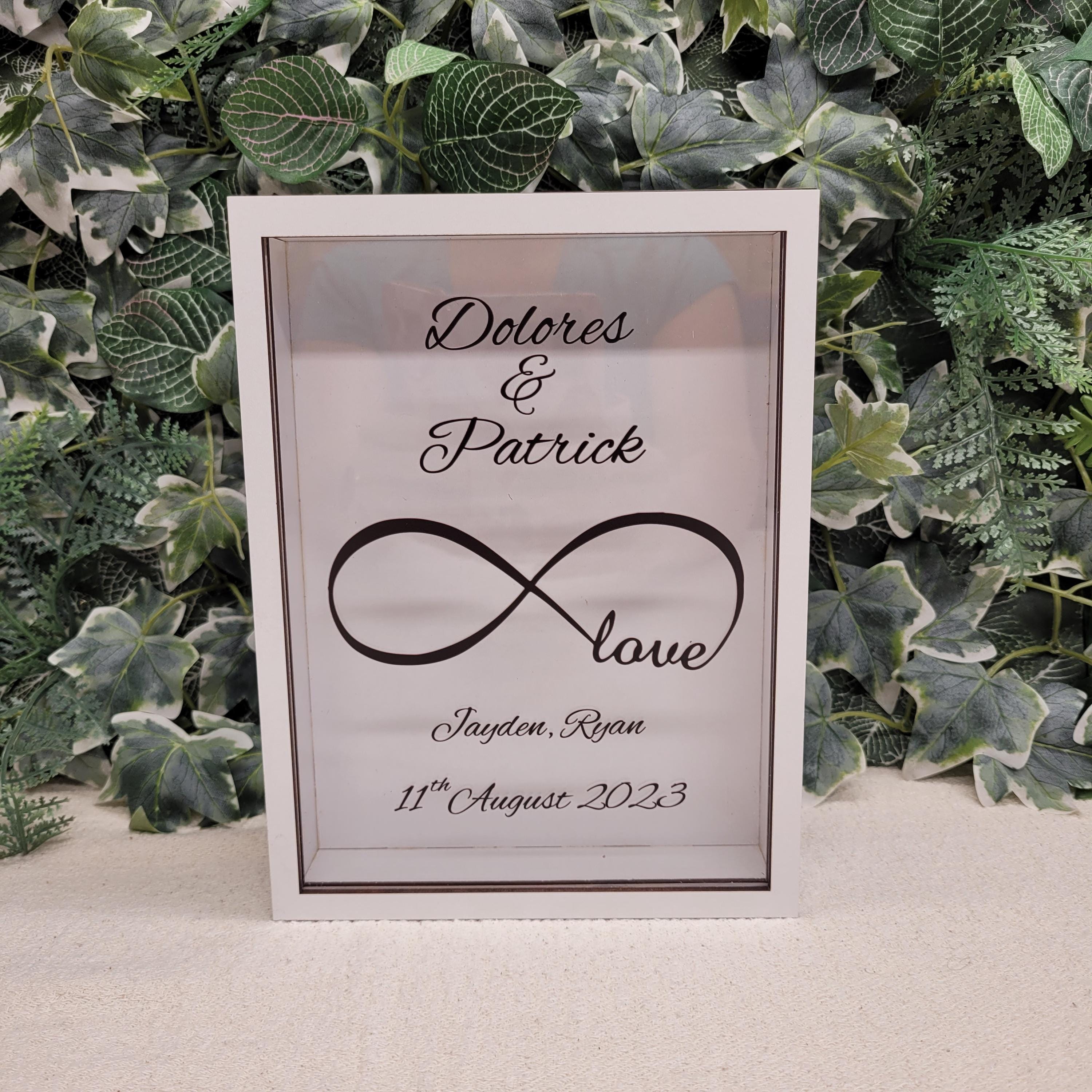 Personalised Infinity Symbol Sand Ceremony Set – Unity Sand Wedding Set ...