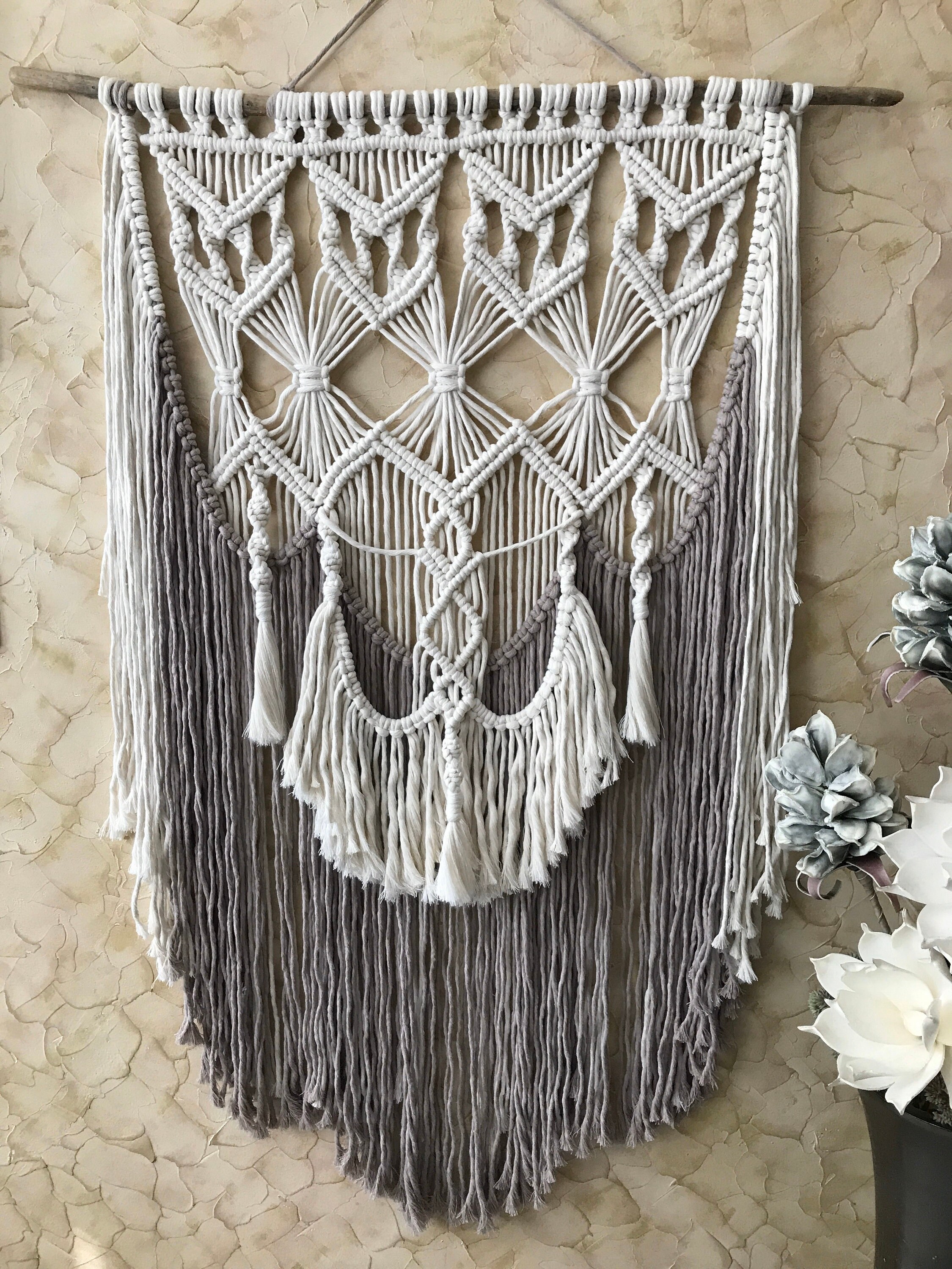 Large Macrame Wall Hanging Tapestry / Macrame Wall Art / Macrame Wall ...