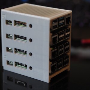 Tiny Raspberry Pi 'server Rack' / Cluster Case 4 Slots V3 Now Supports ...