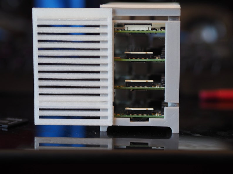 Tiny Raspberry Pi 'server Rack' / Cluster Case 4 - Etsy Tiny Raspberry Pi 'server Rack' / Cluster Case 4 - Etsy