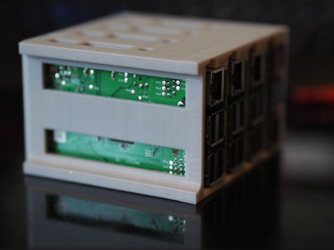Tiny Raspberry Pi 'server Rack' / Cluster Case 4 - Etsy Tiny Raspberry Pi 'server Rack' / Cluster Case 4 - Etsy