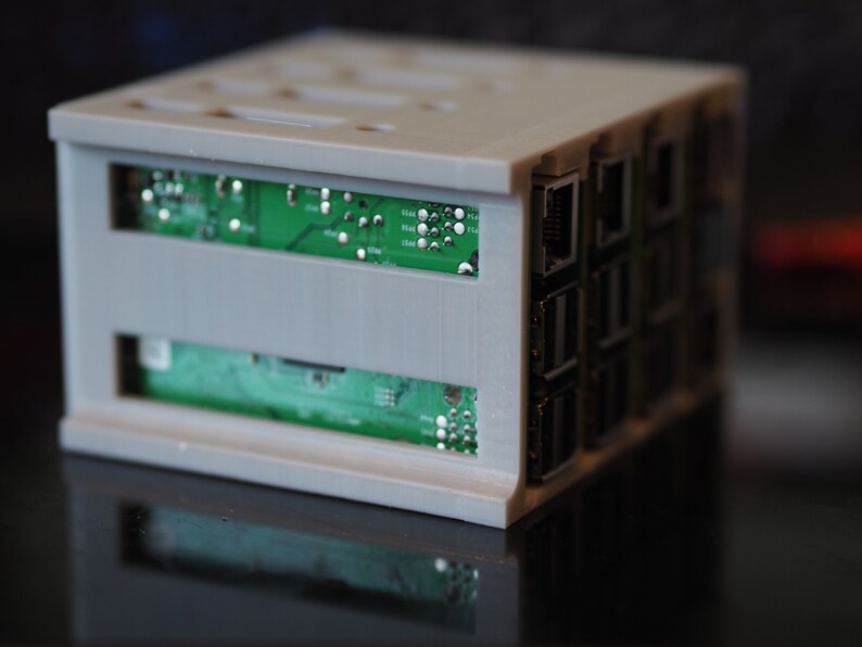Tiny Raspberry Pi 'server Rack' / Cluster Case 4 - Etsy Tiny Raspberry Pi 'server Rack' / Cluster Case 4 - Etsy