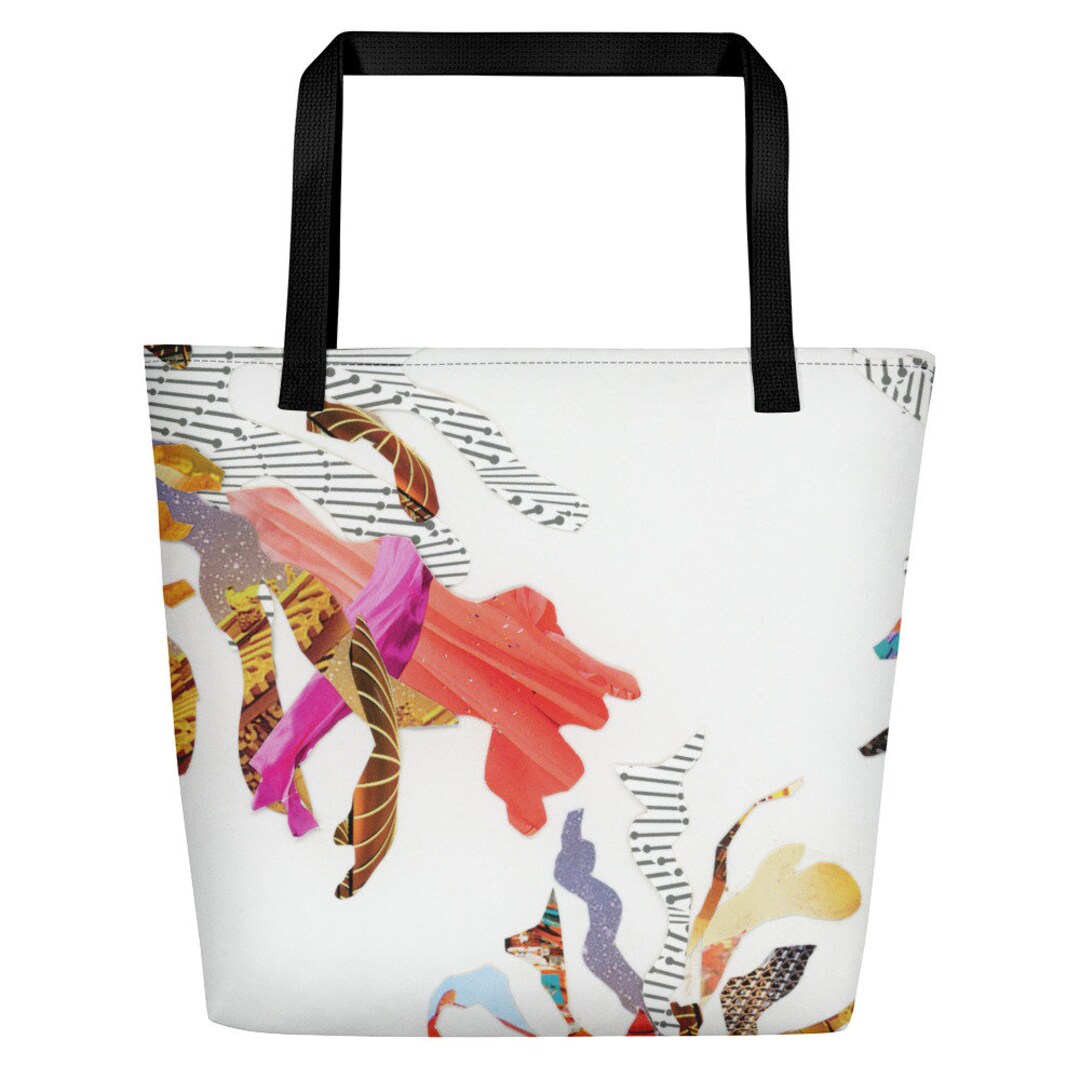 Bon Bon Wearable Art Beach Bag and Large Tote - Etsy