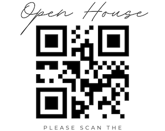 Real Estate QR Code Listing Flyer, Open House QR Code, Real Estate ...
