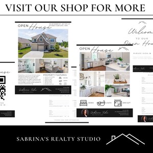 Editable Open House Sign-in Sheet & Welcome Sign - Etsy