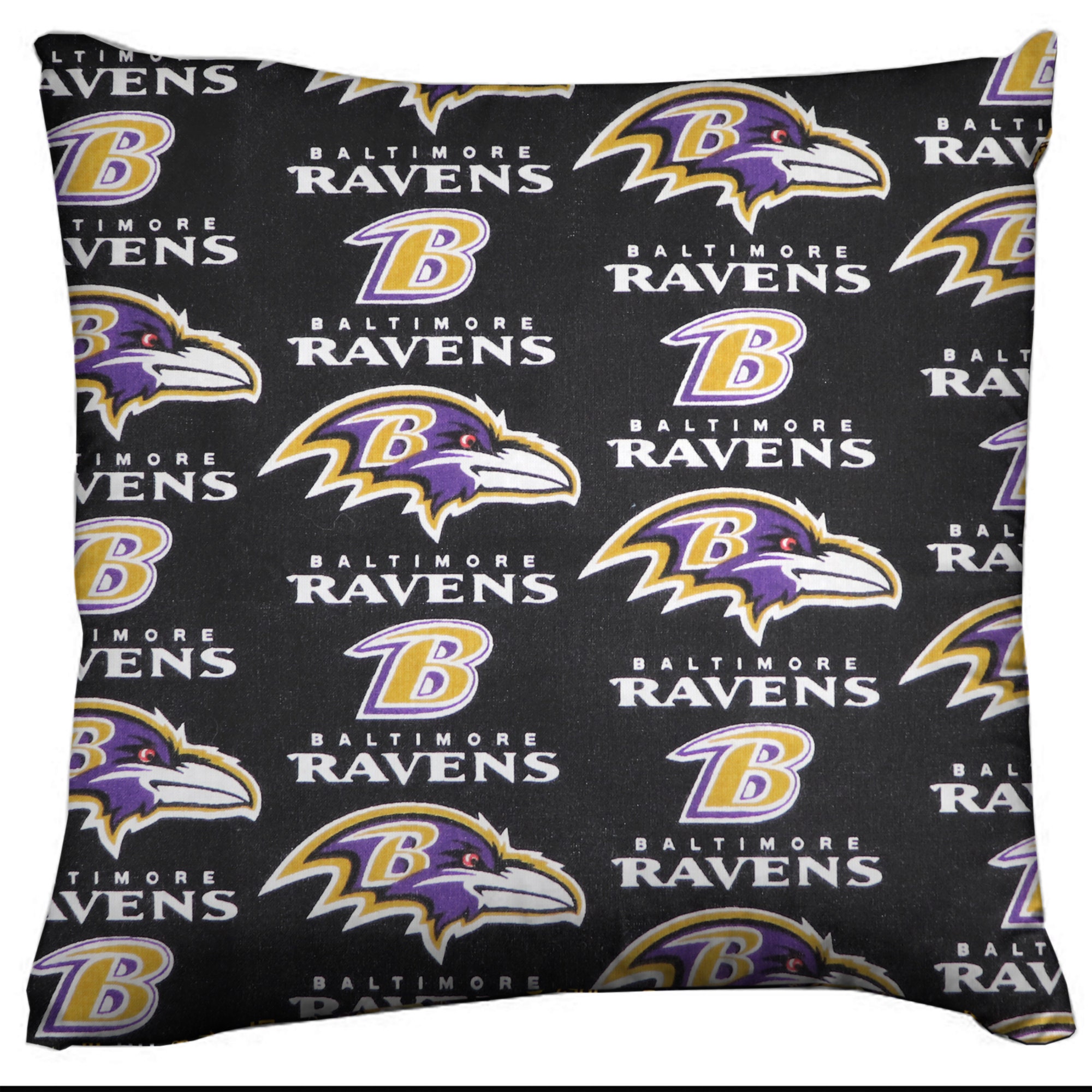 Baltimore Ravens Football Sports Team Decorative Pillow Sham - Etsy