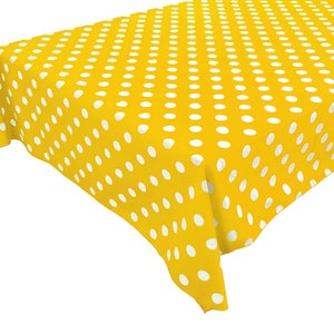 Polka Dots and Spots Cotton Tablecloth / Home / Wedding / Picnic ...