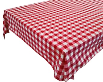 Cotton 1 Inch Wide Stripes Tablecloth / Home / Wedding / Picnic / Diner ...