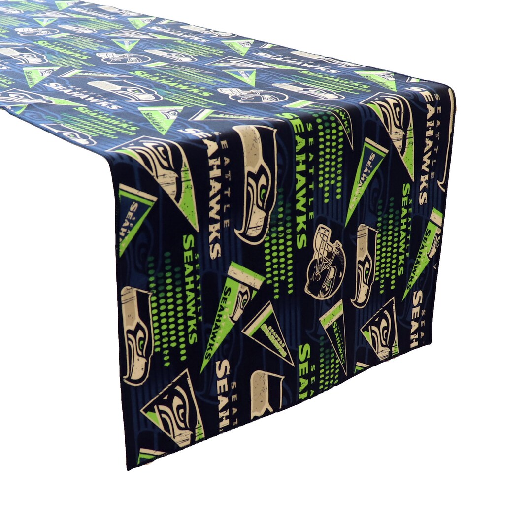 Seattle Seahawks 100% Cotton Table Runner / Home Dining Table Décor ...