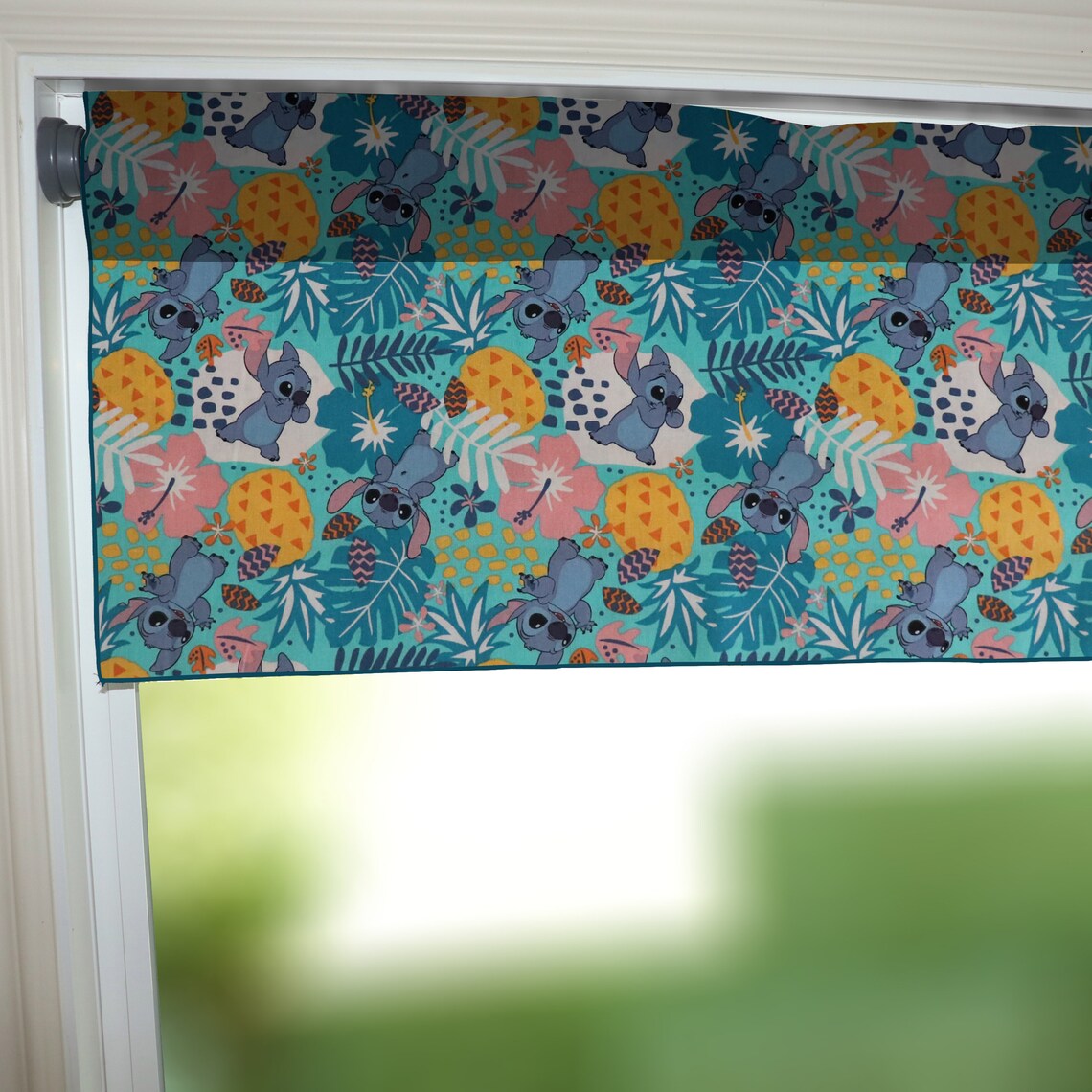 Lilo and Stitch Themed 100% Cotton Window Valance 42 - Etsy
