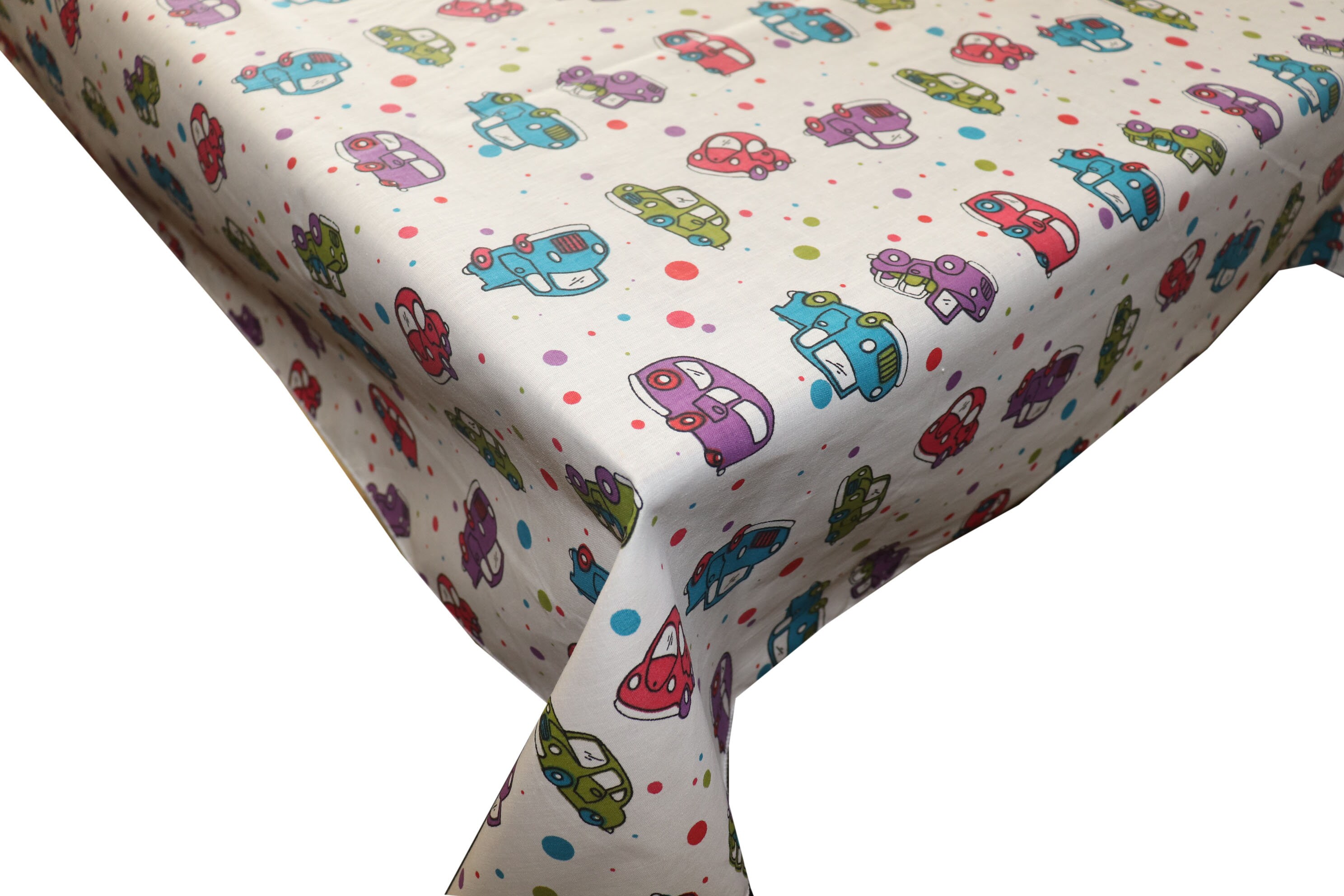 Cars and Trucks Cotton Print Tablecloth / Home / Kids / Picnic | Etsy