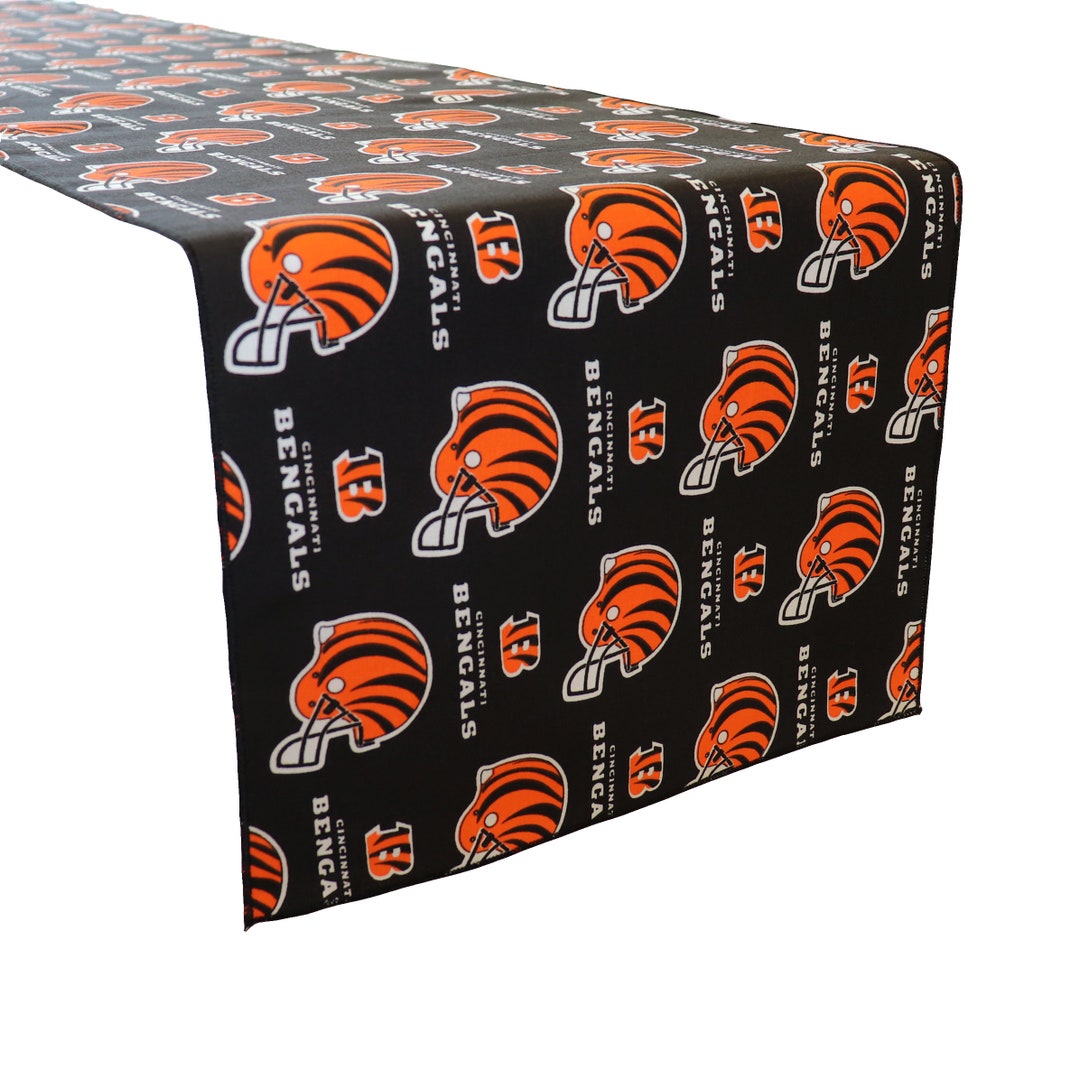 Cincinnati Bengals 100% Cotton Table Runner / Home Dining Table Décor ...