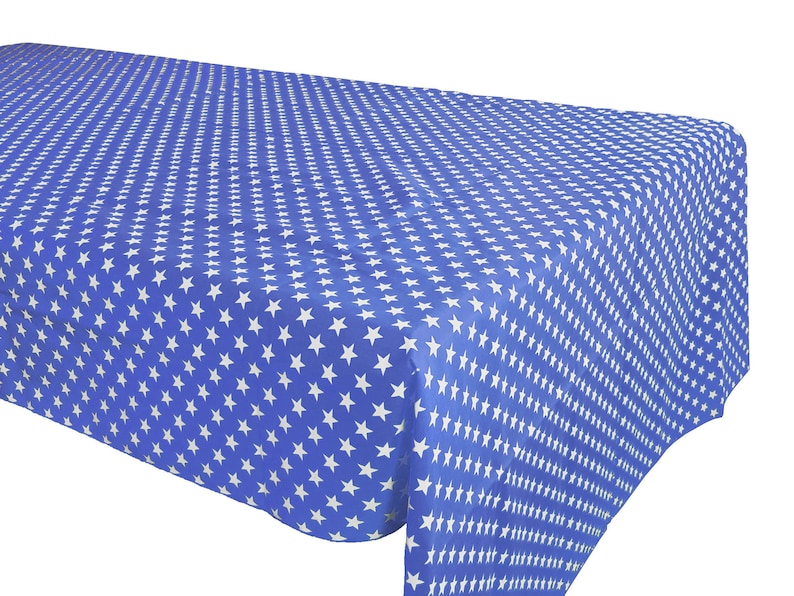 Stars Print Cotton Tablecloth / Home / Wedding / Picnic / Diner ...