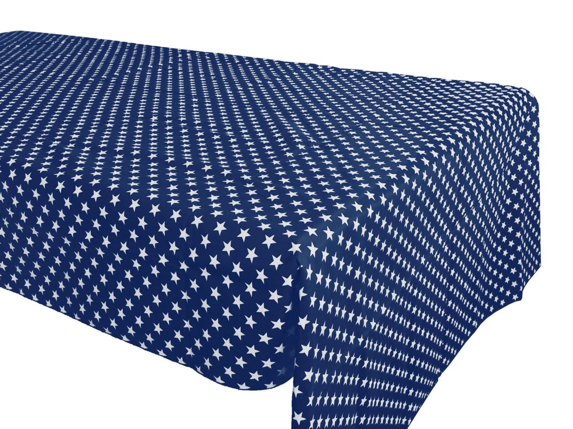 Stars Print Cotton Tablecloth / Home / Wedding / Picnic / Diner ...
