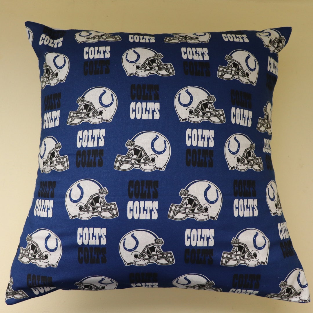 Indianapolis Colts Football Sports Team Decorative Pillow Sham Cushion ...