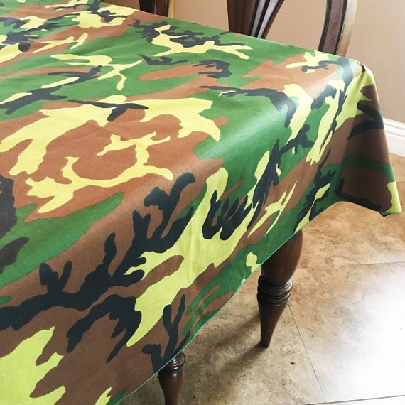 Army Camouflage Table Cloths