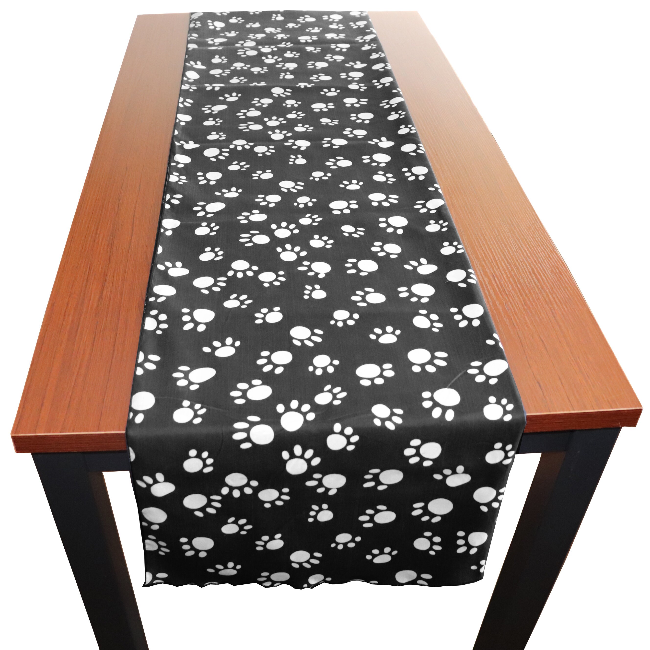 Animal Paw Prints Cotton Print Table Runner and Napkins Table | Etsy