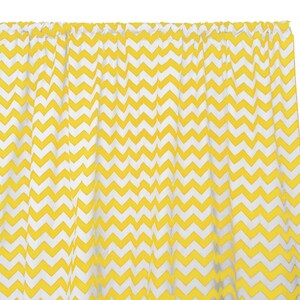 Chevron Cotton Curtain Panel 58 Inch Wide / Window Décor / Backdrop ...