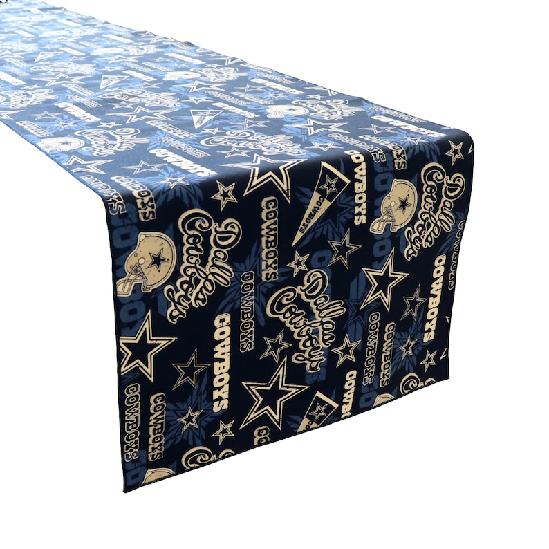 Dallas Cowboys 100% Cotton Table Runner / Home Dining Table Décor ...