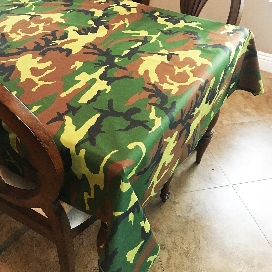 Army / Military Camouflage Cotton Tablecloth / Home / Wedding / Picnic ...
