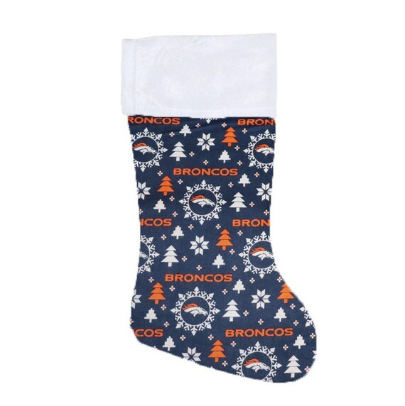 Denver Broncos Christmas Stockings Denver Broncos Color Block