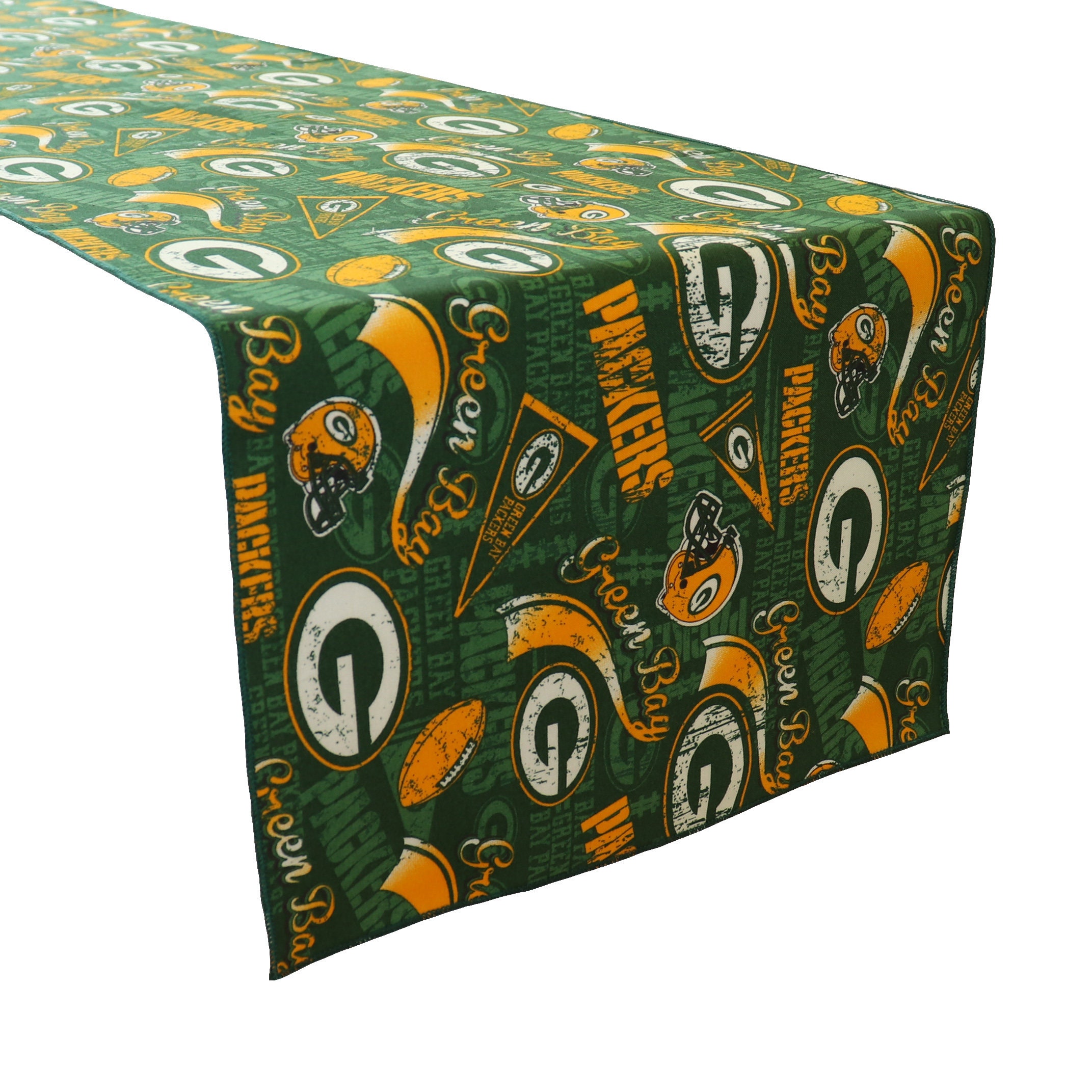 Green Bay Packers 100% Cotton Table Runner / Home Dining Table Décor ...