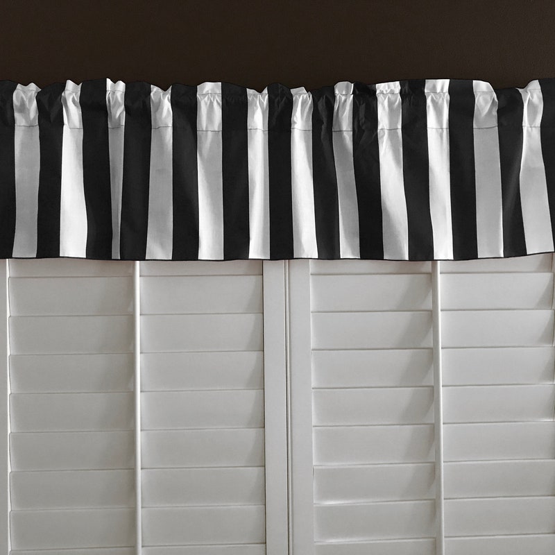 Striped Valance - Etsy