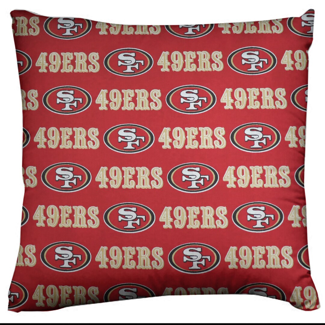 San Francisco 49ers Football Sports Team Decorative Pillow Sham Cushion ...