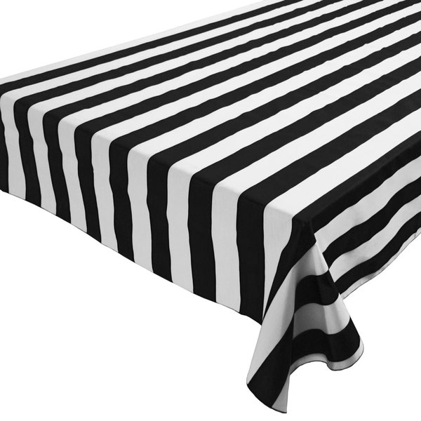 Striped Tablecloth - Etsy