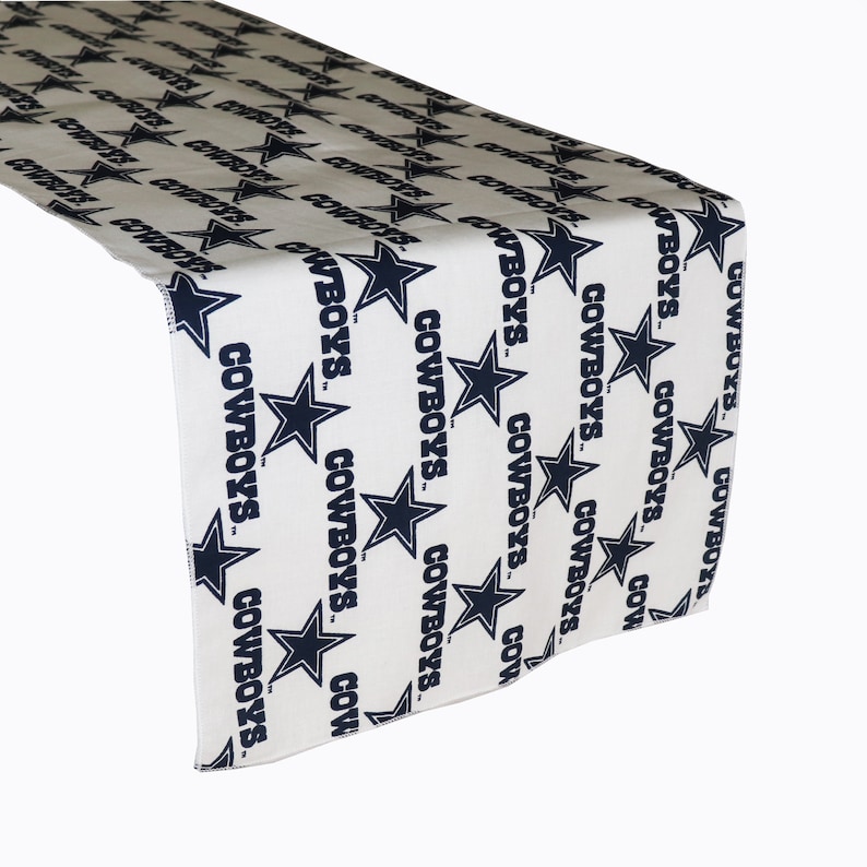 Dallas Cowboys 100% Cotton Table Runner / Home Dining Table Décor ...
