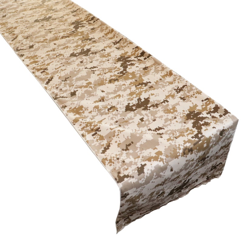 Camouflage Army Print Cotton Table Runner Home Décor / Wedding ...