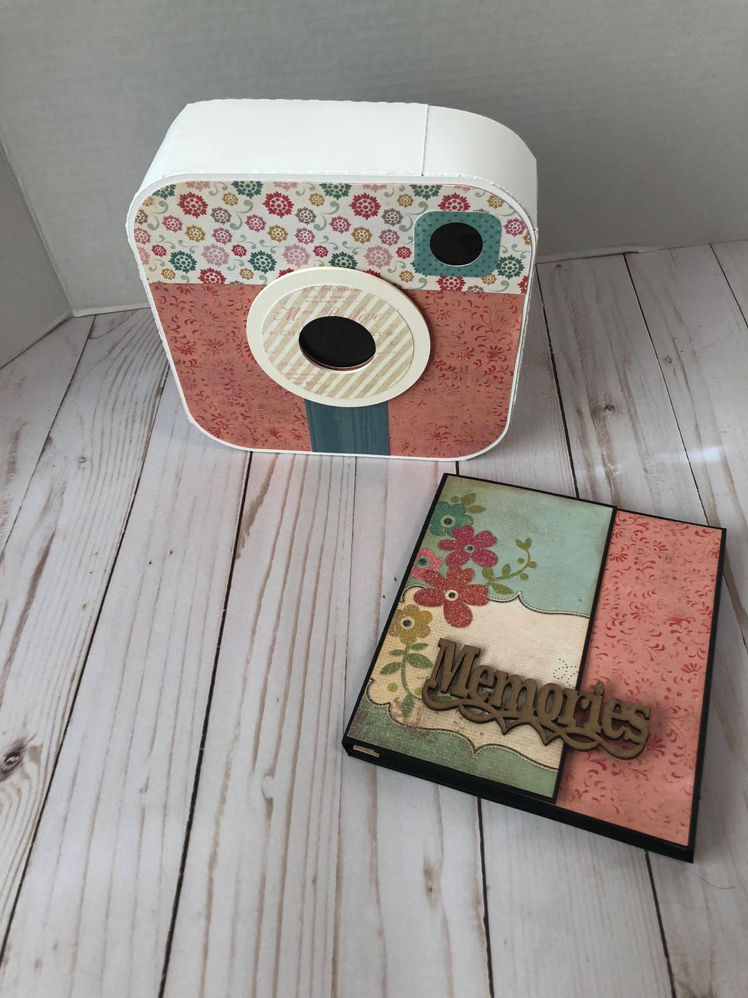 Handmade Instant Camera Box and Mini Album Memories - Etsy
