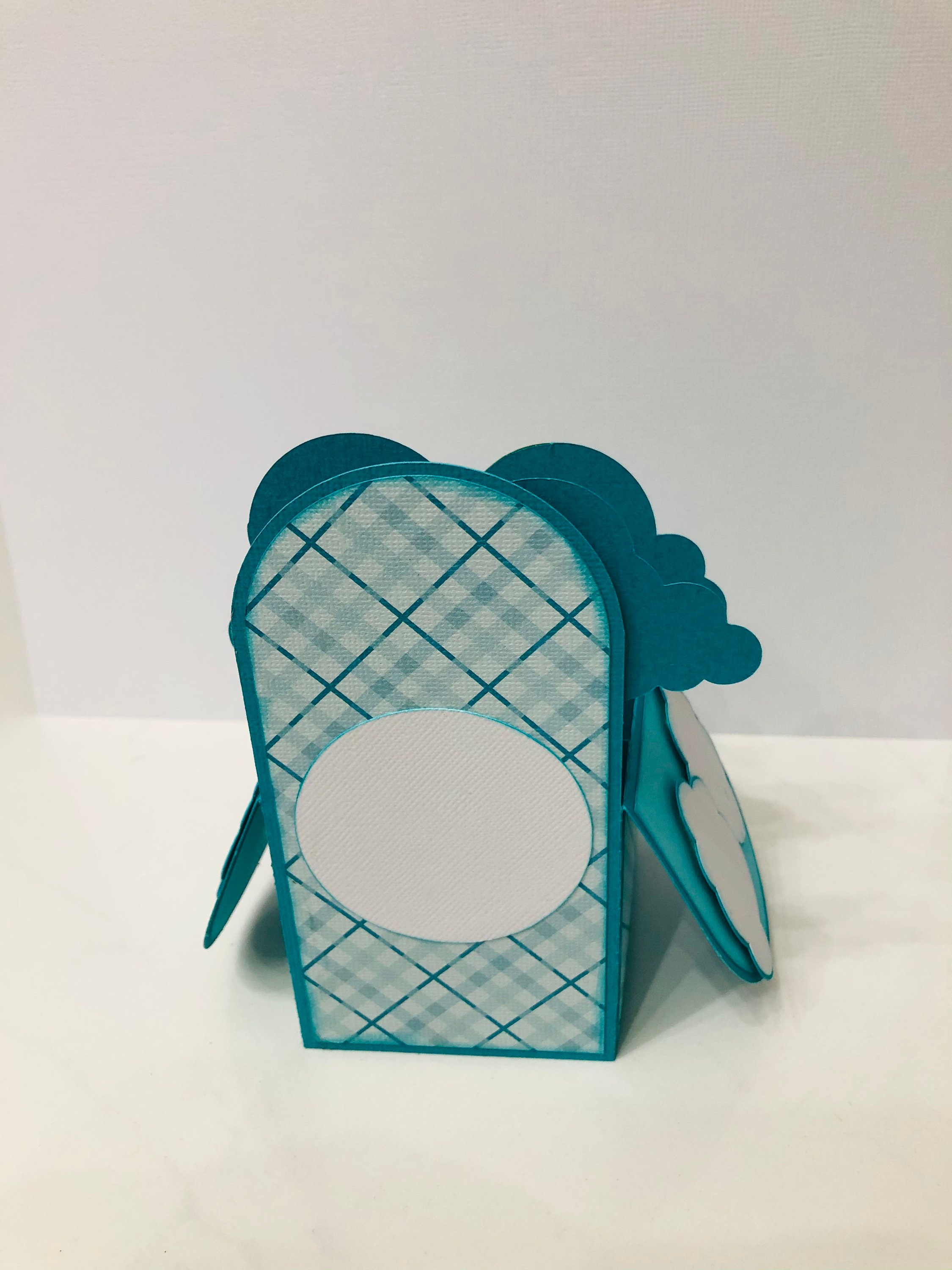 Handmade Hot Air Balloon Box Card Happy Birthday - Etsy