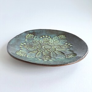 Ceramic Textured Plate - Etsy
