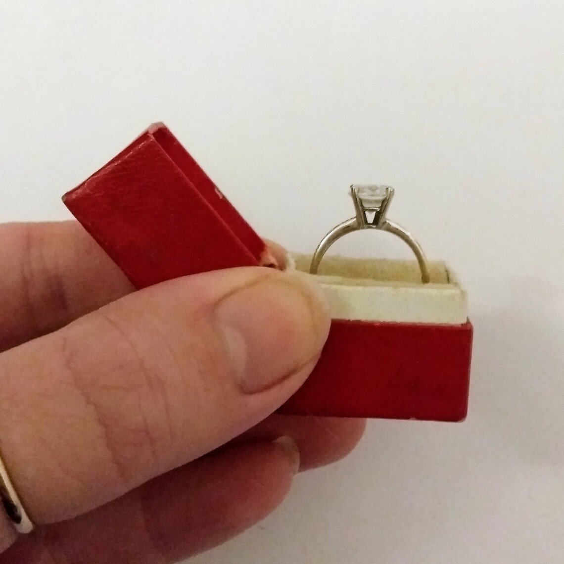Antique Ring Box 1920s Red Tiny Miniature Jewellery - Etsy UK