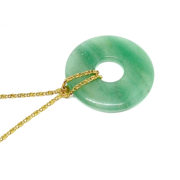 Jade Circle Pendant - Etsy