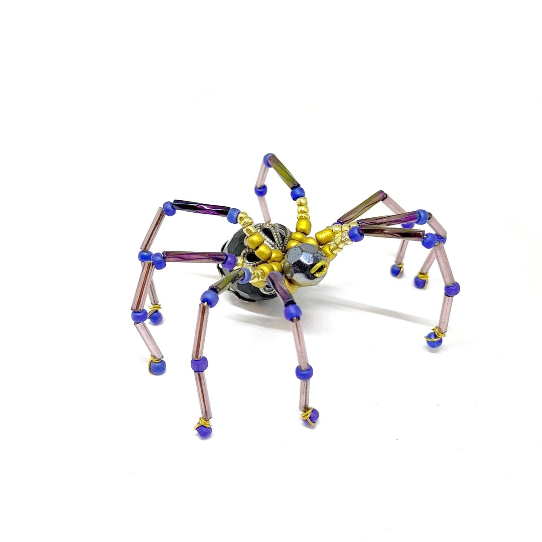 Beaded Spider Handmade Jewelled Spider Insect Witchy Decor Decorative ...