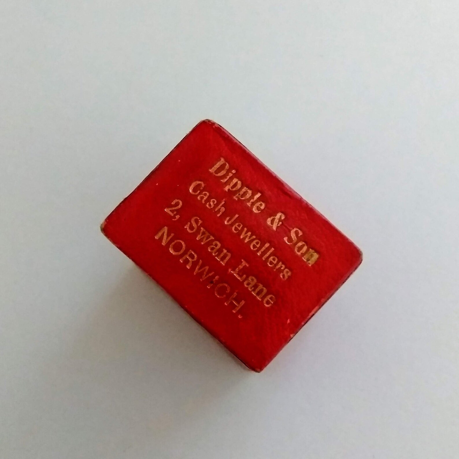 Antique Ring Box 1920s Red Tiny Miniature Jewellery - Etsy UK