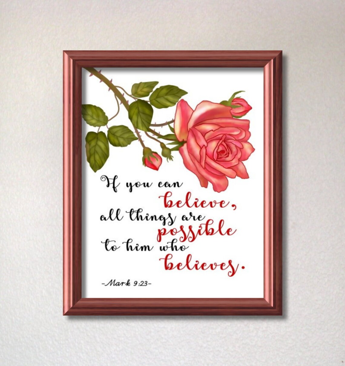 Scripture Signs, Bible Verses Printable, Believe Signs Faith Signs ...