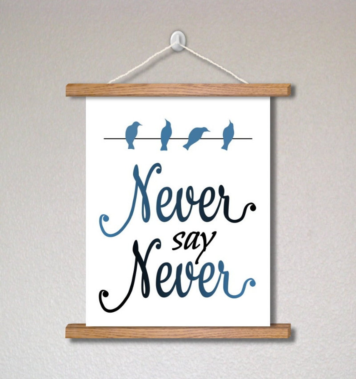 Motivational Signs, Calligraphy Poster, Typography Wall Art, Wall ...