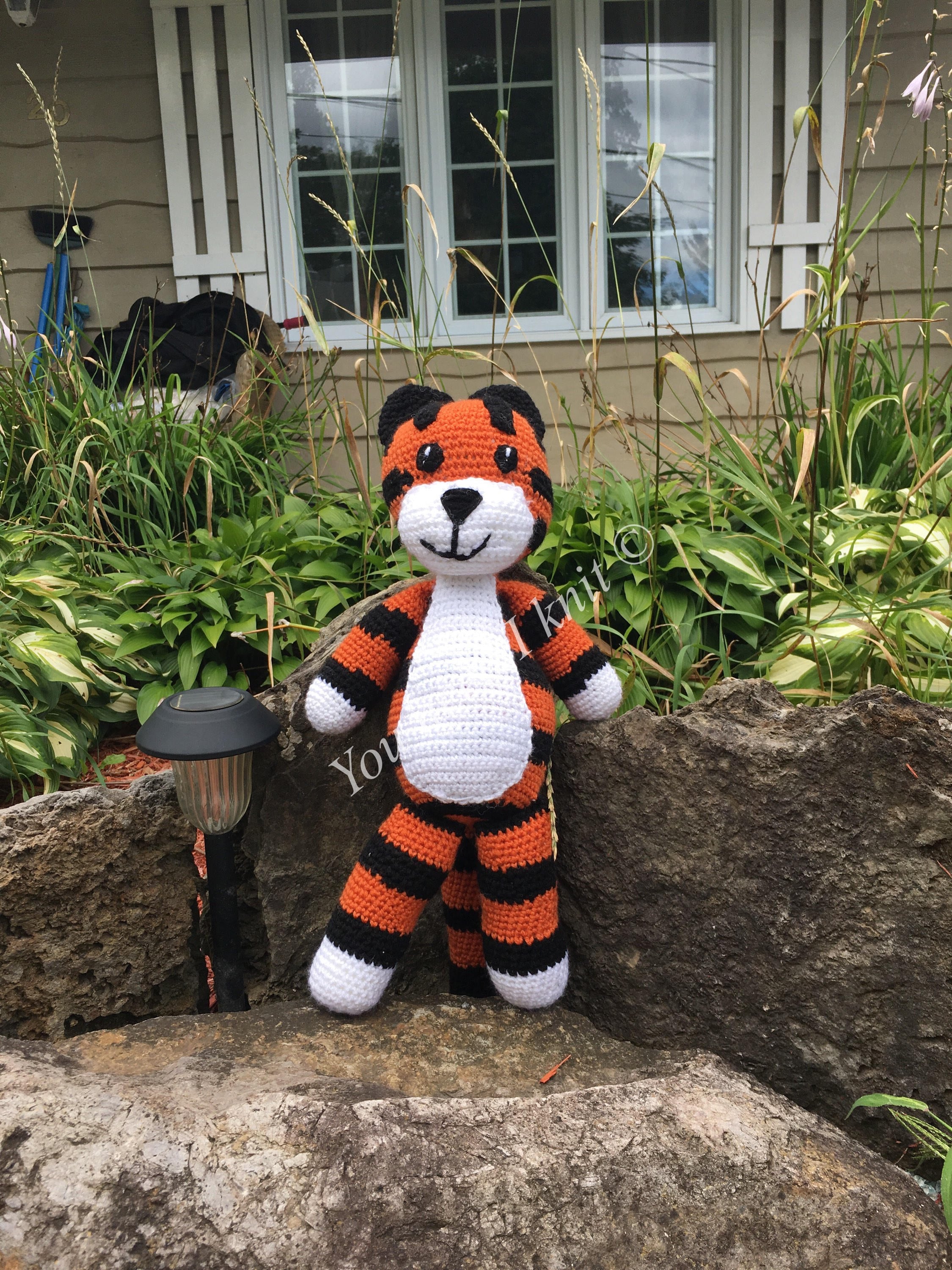 Crochet Hobbes Tiger Stuffed Animal, Inspired by Calvin and Hobbes - Etsy