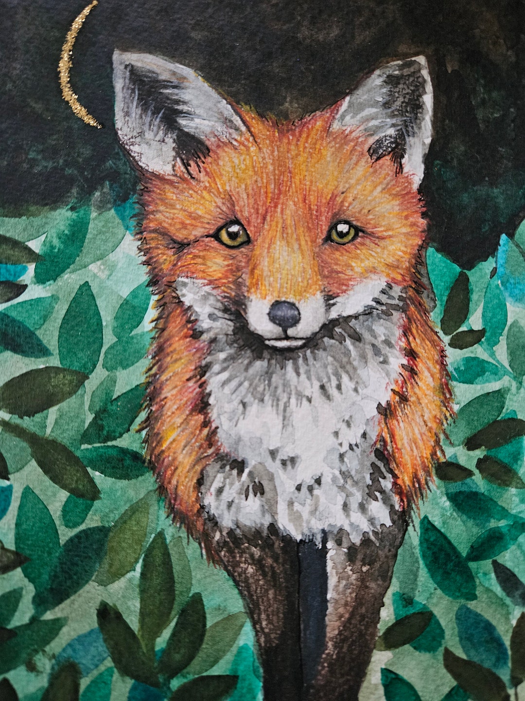 Fox Cub, Fox Art, Original Art, Wall Art, Wildlife, Animal Lovers ...