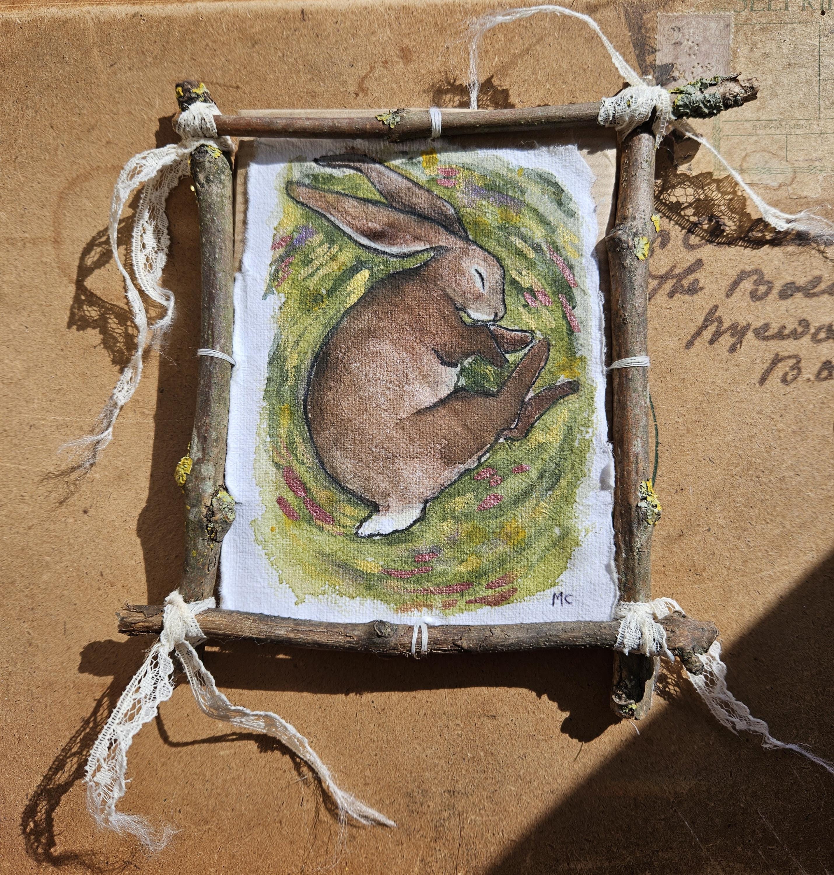 Woodland Animals in Handmade Frames - Etsy