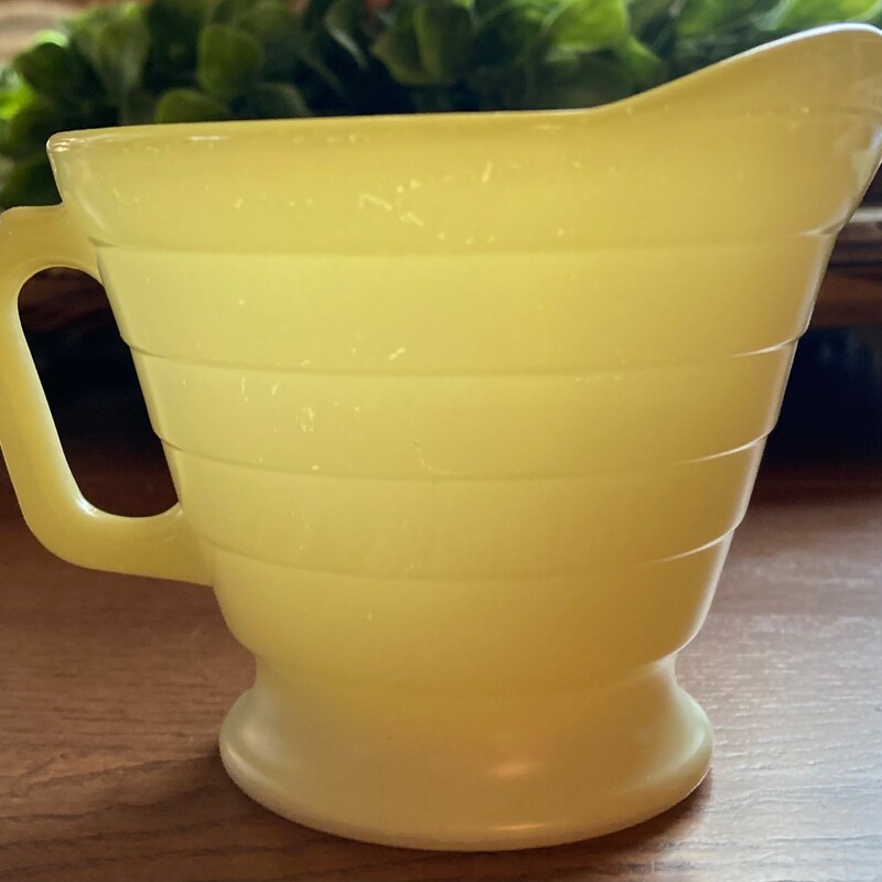 Yellow Milk Glass - Etsy